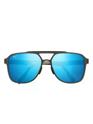 Maui Jim 2nd Reef Square-frame Sunglasses - Grey