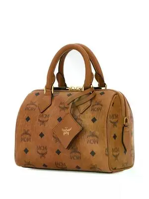 Mcm Ella Monogram-print Tote Bag