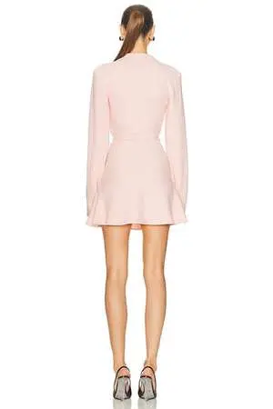 Attico Collar Mini Dress