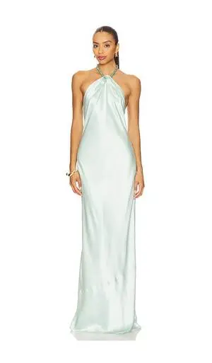 Retrofete Anat Beaded Halterneck Dress
