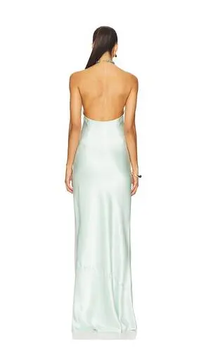Retrofete Anat Beaded Halterneck Dress