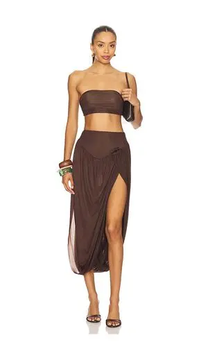 MAYGEL CORONEL Noriega Dress - Brown