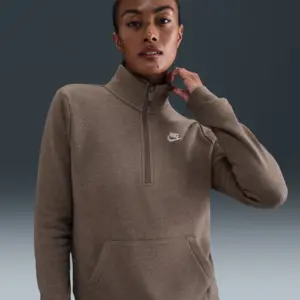 Nike Sportswear Club Fleece 1/2-zip Sweatshirt - Brown