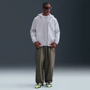 Nike Club Full-zip Fleece Hoodie - Brown