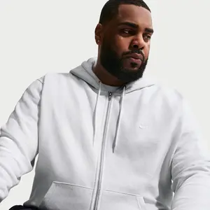Nike Club Full-zip Fleece Hoodie - Brown