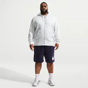 Nike Club Full-zip Fleece Hoodie - Brown