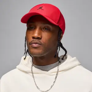 JORDAN Rise Structured Metal Jumpman Cap - Red