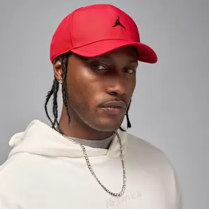 JORDAN Rise Structured Metal Jumpman Cap - Red