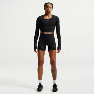 Nike Pro Sculpt Dri-fit High-waisted 5" Biker Shorts - Black