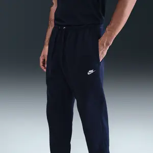 Nike Club Cuffed Brushed Fleece Pants - Blue