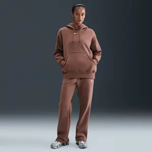 Nike Sportswear Phoenix Fleece Oversized Pullover Hoodie - Brown