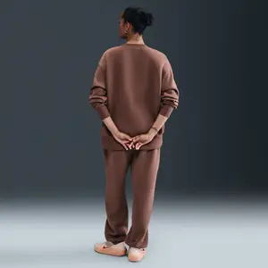 Nike Sportswear Phoenix Fleece Oversized Crew-neck Sweatshirt - Brown