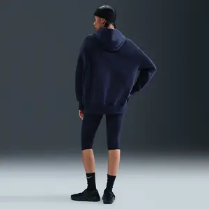 Nike Phoenix Fleece Oversized Pullover Hoodie - Blue