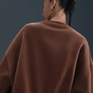 Nike Sportswear Phoenix Fleece Over-oversized Crew-neck Sweatshirt - Brown