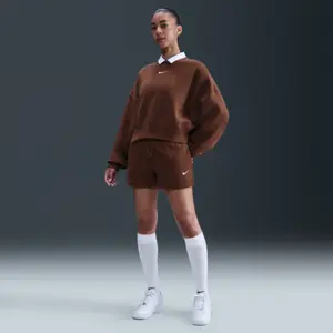 Nike Sportswear Phoenix Fleece Over-oversized Crew-neck Sweatshirt - Brown