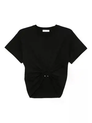 Rabanne Ring-detail T-shirt - Black