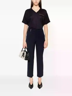 Peserico Side-slit Trousers