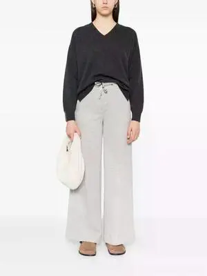 Peserico Drawstring Wide-leg Trousers
