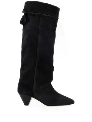 Isabel Marant Étoile 45mm Elisa Suede Boots - Black