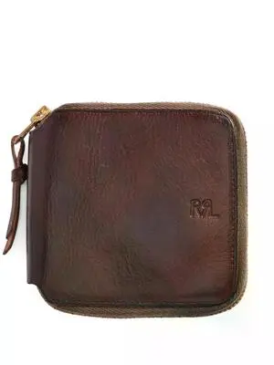 Ralph Lauren Leather Zip Wallet - Brown