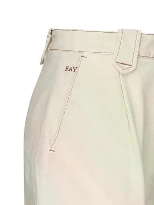 FAY High-waist Shorts - Neutrals