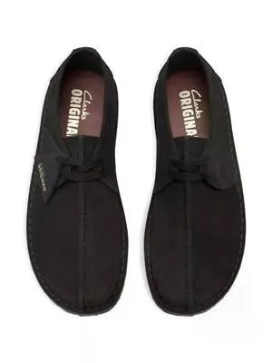 Clarks Wallabee Suede Desert Boots - Black