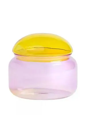 &K AMSTERDAM Puffy Dome-lid Jar - Pink