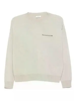 Peserico Embellished Crew Neck Sweater