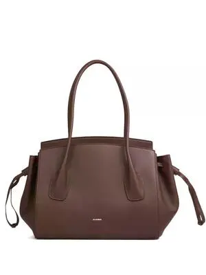 JIL SANDER Voyage Leather Tote Bag