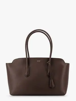 TOM FORD Leather Shoulder Bag With Logo