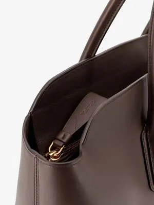 TOM FORD Leather Shoulder Bag With Logo