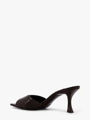 JIMMY CHOO Skye Reptile Print Leather Sandals