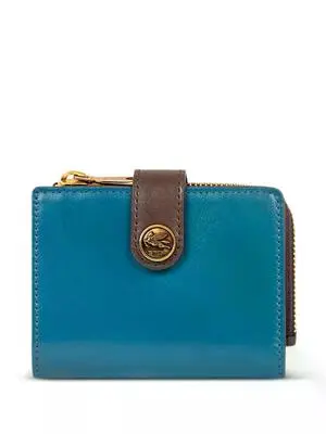 Etro Small Leather Wallet - Blue