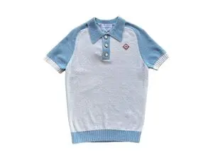 Casablanca Raglan Boucle Polo Shirt