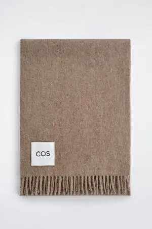 Cos Cashmere Scarf - Beige