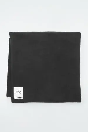 Cos Cashmere Scarf - Black