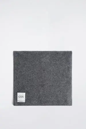 Cos Cashmere Scarf Dark Grey