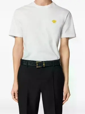 Versace Barocco Embossed Leather Belt