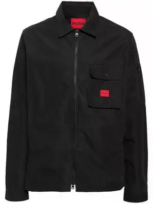 Hugo Logo-appliqué Shirt Jacket