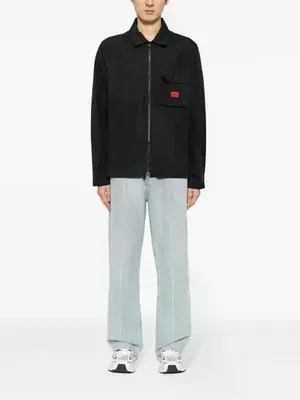 Hugo Logo-appliqué Shirt Jacket