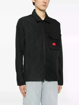 Hugo Logo-appliqué Shirt Jacket