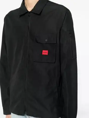 Hugo Logo-appliqué Shirt Jacket