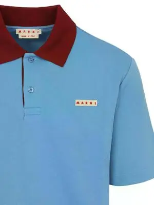 Marni Contrast-collar Polo Shirt
