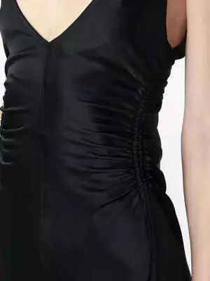 Sportmax V-neck Ruffled Maxi Dress