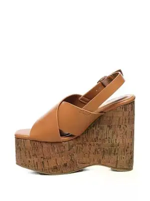 V°73 Crossover Wedge Sandals