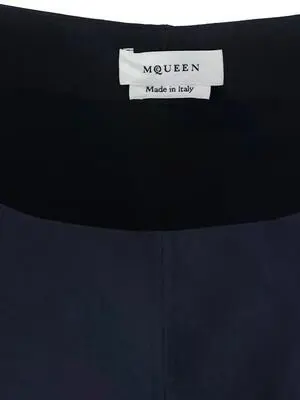 Alexander McQueen Gathered-sleeves Mini Day Dress