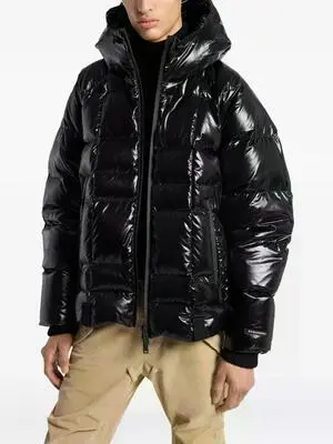 Dsquared2 Quilted Hooded Down Jacket - Black