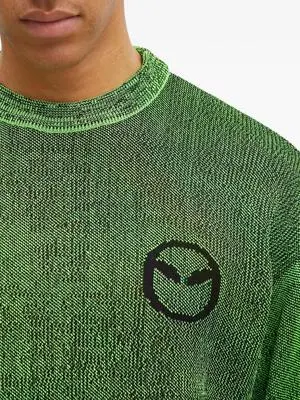 Aries Glitch Alien-o Knit Sweater