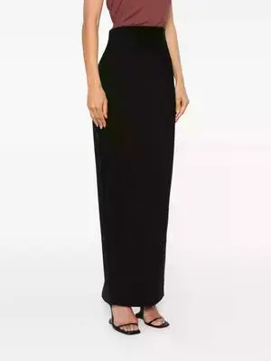Rick Owens High-waisted Maxi Skirt - Black