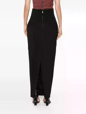 Rick Owens High-waisted Maxi Skirt - Black